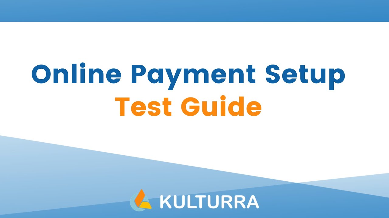 Test Online Payment Setup - YouTube