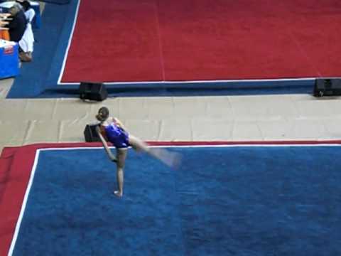 tiger paw gymnastics floor routine 2009 - YouTube
