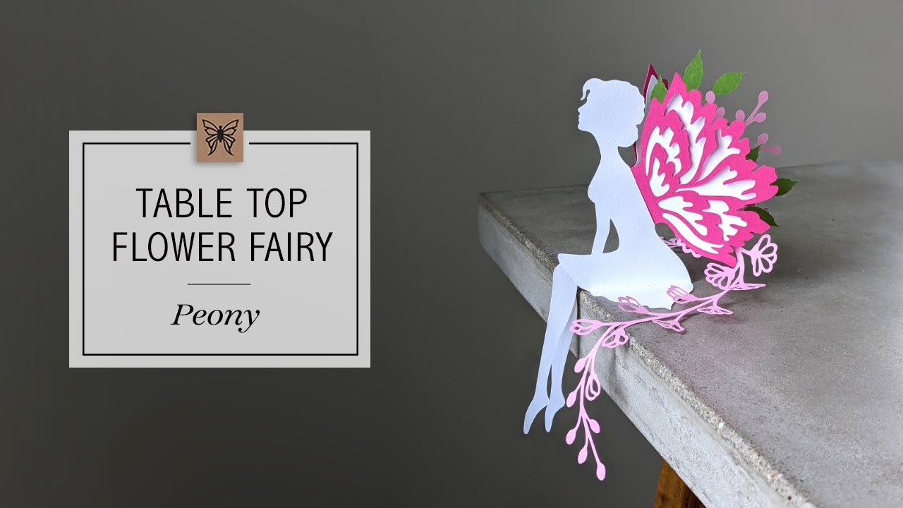 Fairy Craft : Table Top Peony Flower Fairy - YouTube