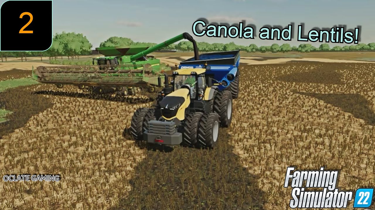 Canola and Lentils! | Edgewater Saskatchewan - Ep2 | FS22 Timelapse ...