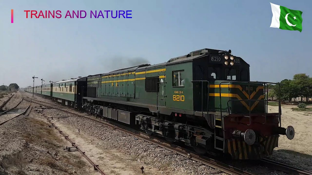 VIP TRAINS SPEEDY THROUGH PASSES FROM JAHANIAN STATION - YouTube