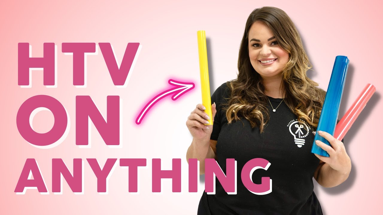 How to use HTV on any surface! - YouTube