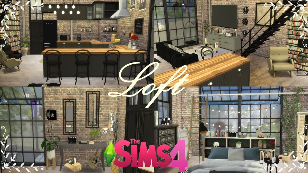 The Sims 4 | Speed Build- Loft - YouTube