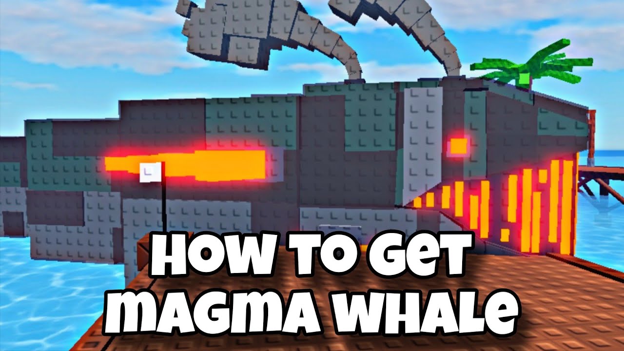 How to Get Magma Whale in My Fishing Pier Roblox | New fish - YouTube
