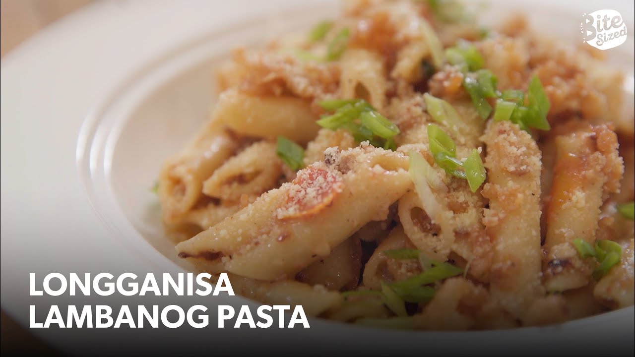 How To Make Longganisa Lambanog Pasta | Filipino Sausage Pasta Cooked ...