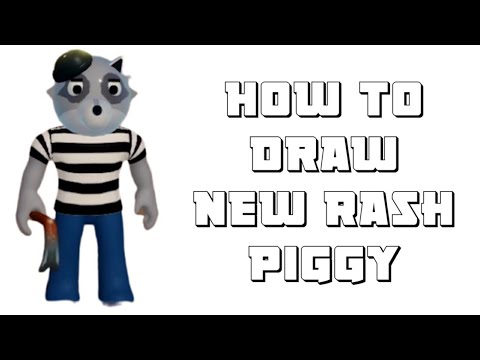 How to Draw New Rash Piggy Book 2 - Roblox Piggy Step by Step - YouTube