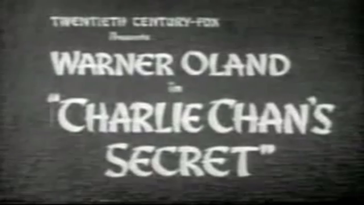 Charlie Chan's Secret (1936) 📽Old Mystery Movie📽 Starring Warner Oland ...