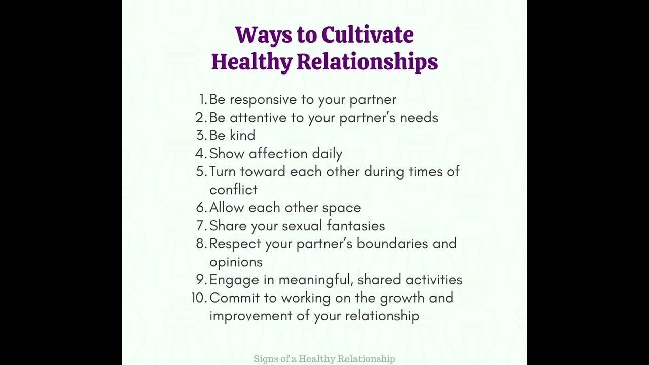 Ways to cultivate healthy relationships #seniormatch #relationshiphelp ...