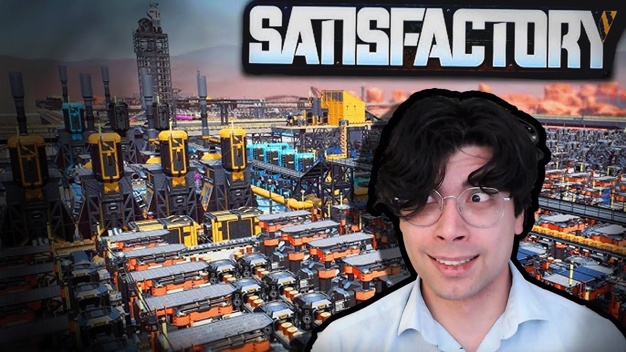 Why is He Wearing Cat Ears? | Satisfactory Ep. 20 - YouTube