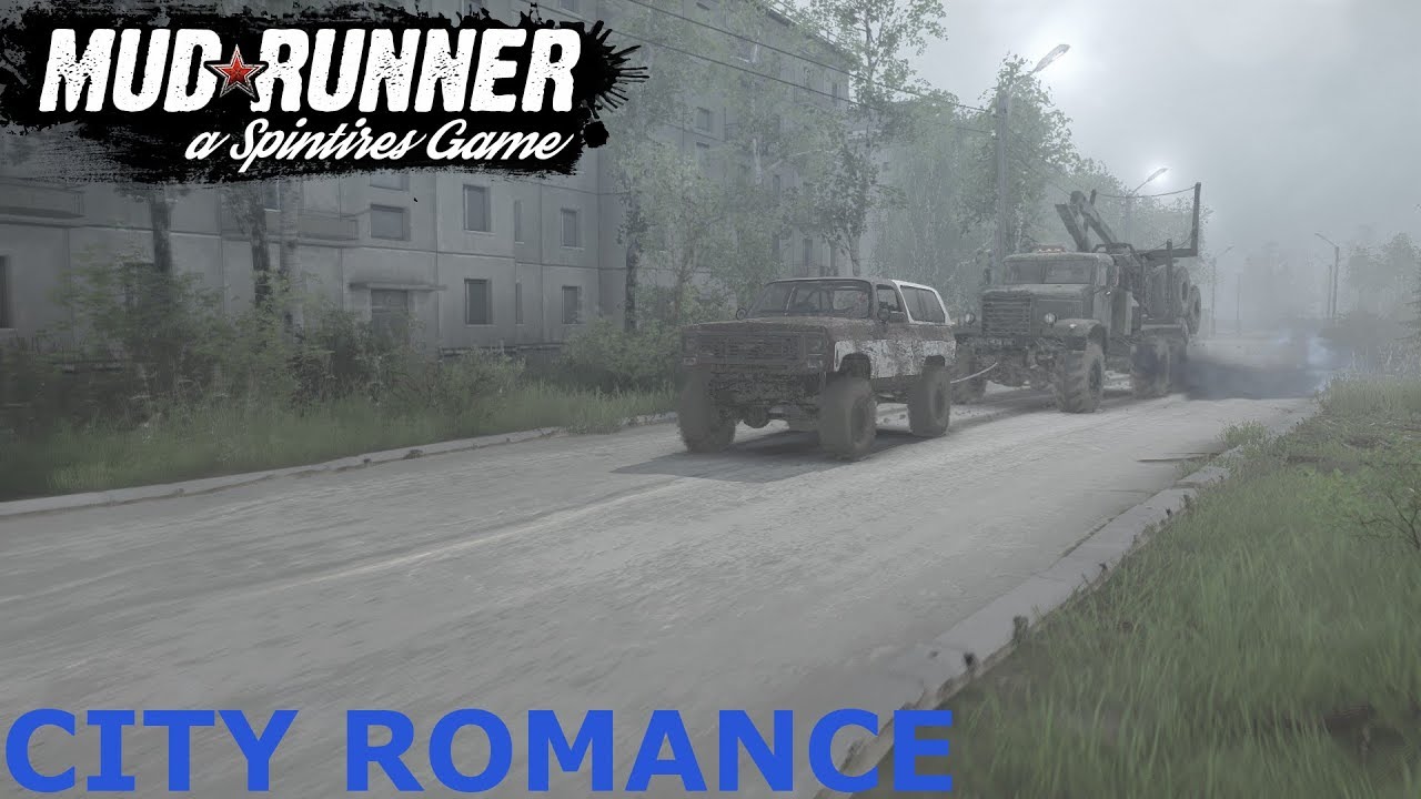 SpinTires: MudRunner | City Romance | Map Mod | Nix 76 Chevy K5 | PC ...