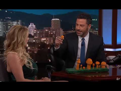 Jimmy Kimmel in orange mushroom