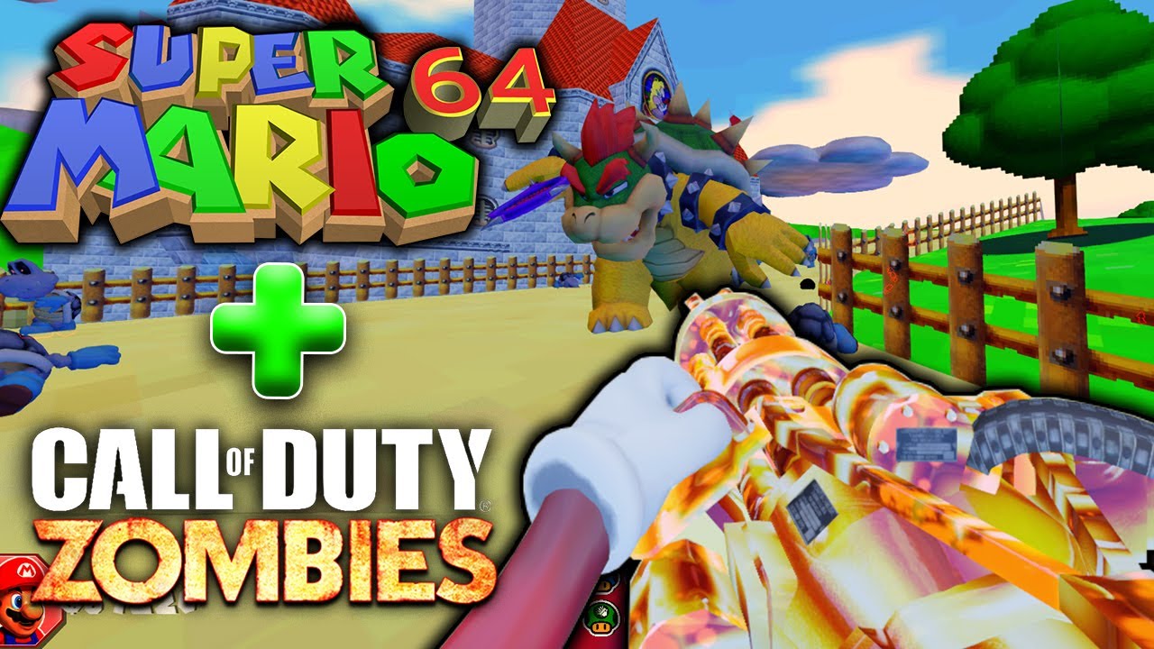 BEATING 100% Of The SUPER MARIO 64 Zombies Map! (Bo3 Zombies) - YouTube