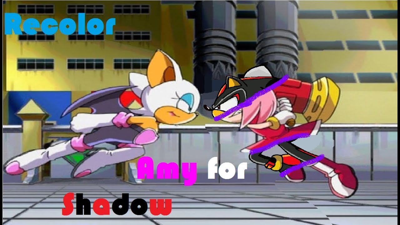 Recolor Amy Rose for Shadow the Hedgehog - YouTube