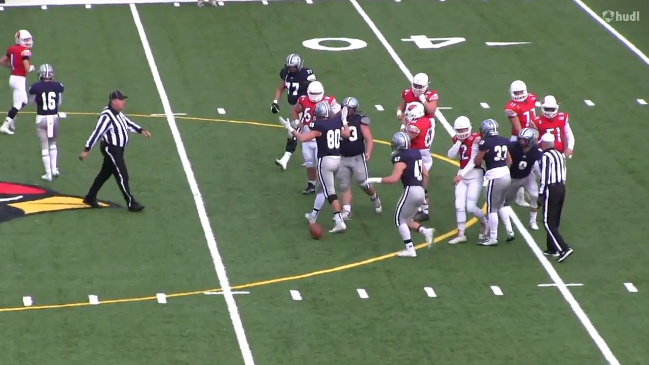 Blake Runkle - Staples High School Sophomore Football Highlights - YouTube