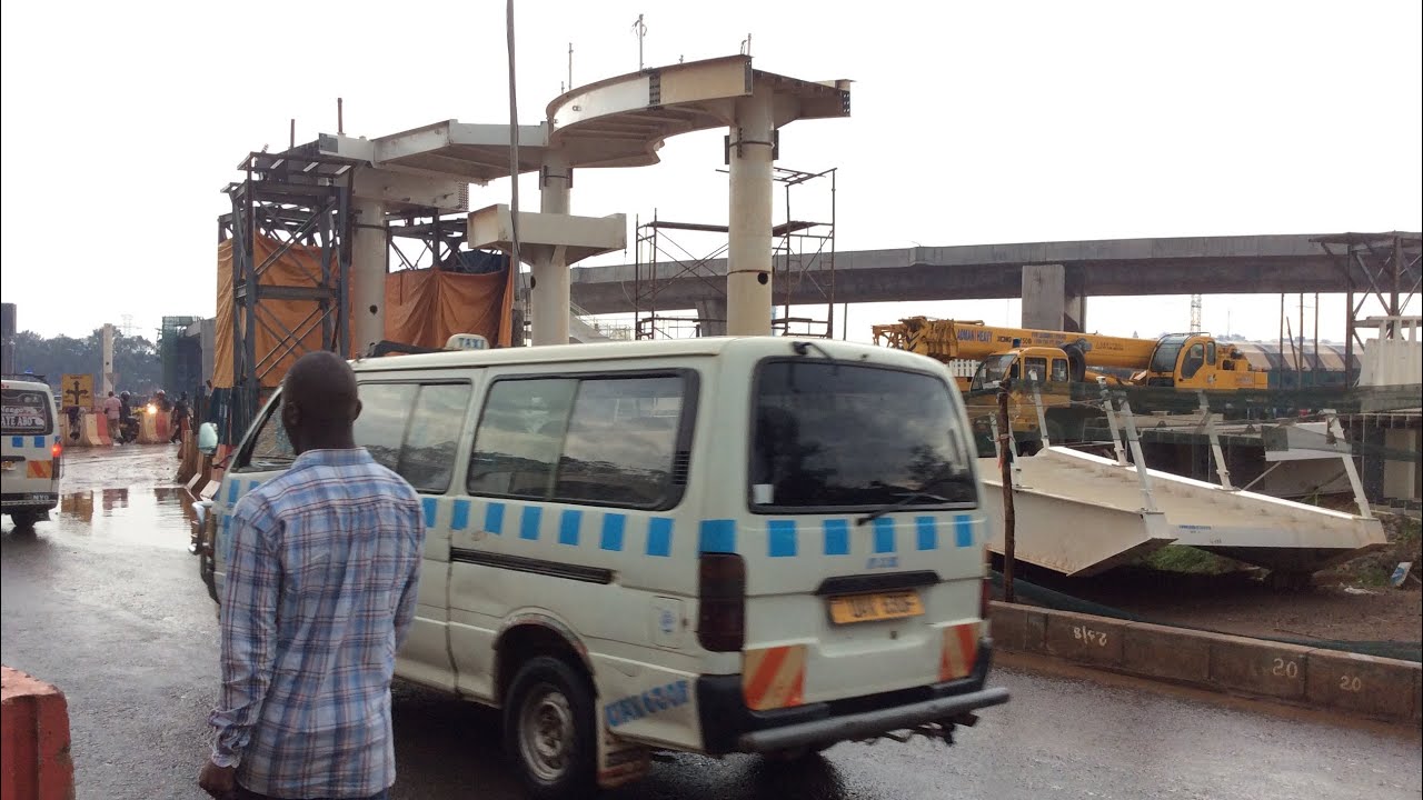 Kampala Flyover Project Progress: Construction Of Clocktower Pedestrian ...