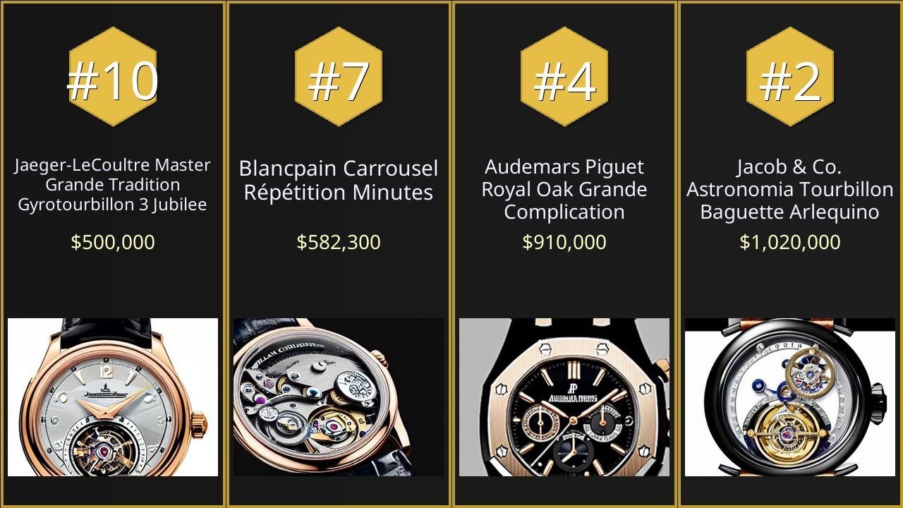 【Top 10】Most expensive watches by retail price【Searched in 2025】 - YouTube
