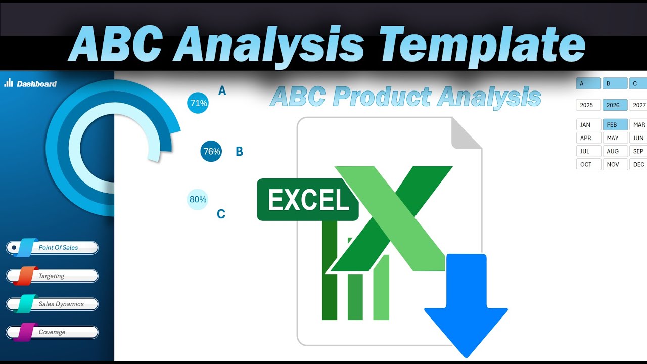 How to Create an Interactive Dashboard Template for ABC Analysis in ...