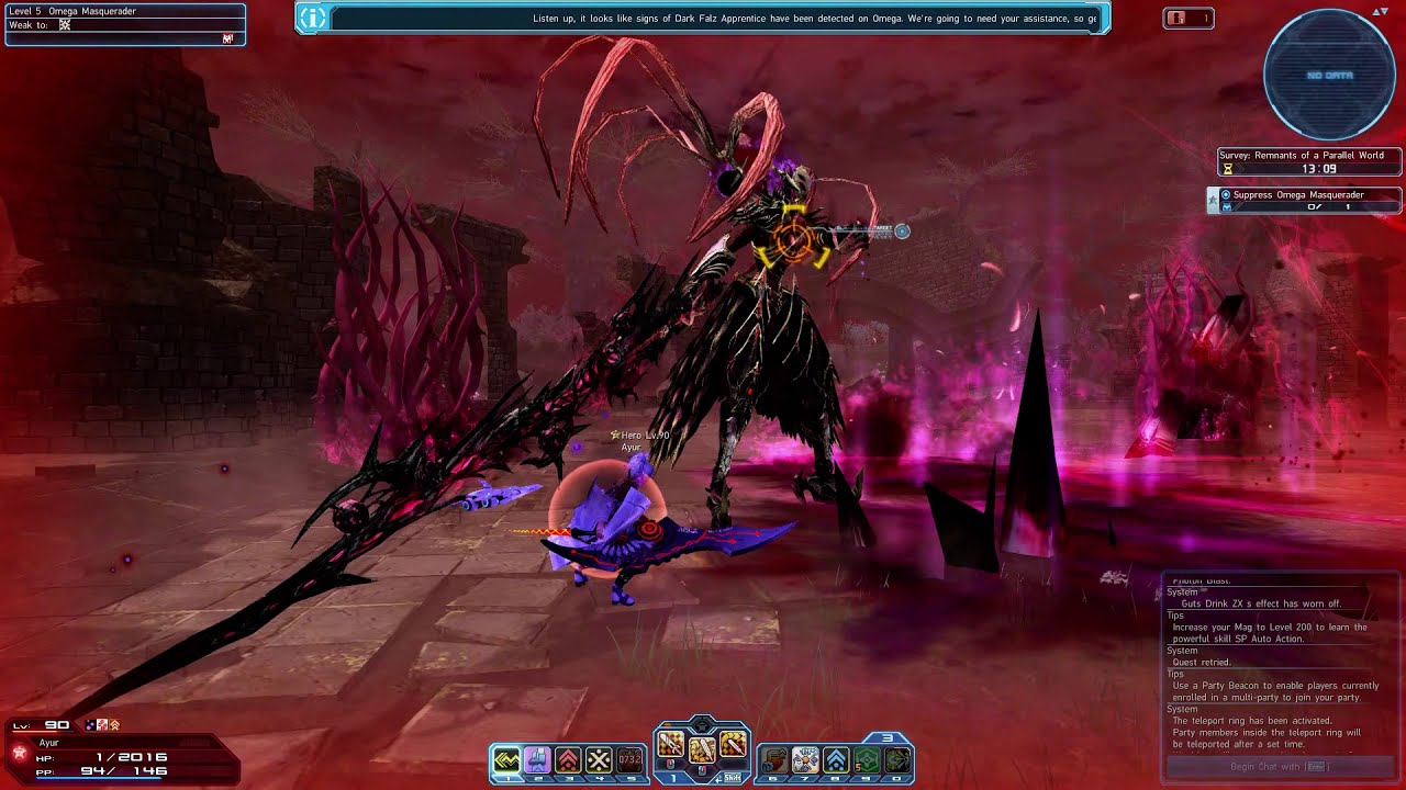 PSO2 Global Hero Masquerade Depth 5 - YouTube