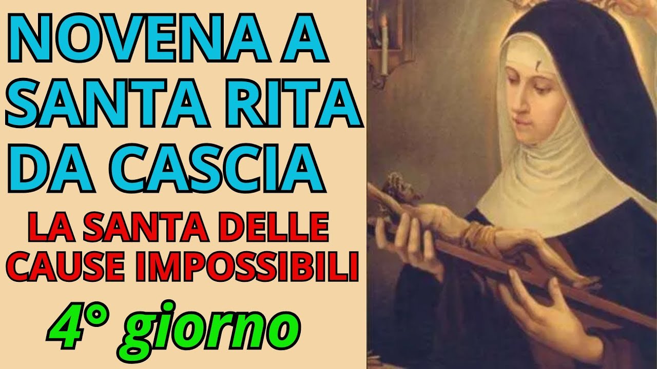 Novena a Santa Rita da Cascia | 4° Giorno. La Santa dell’Impossibile ...