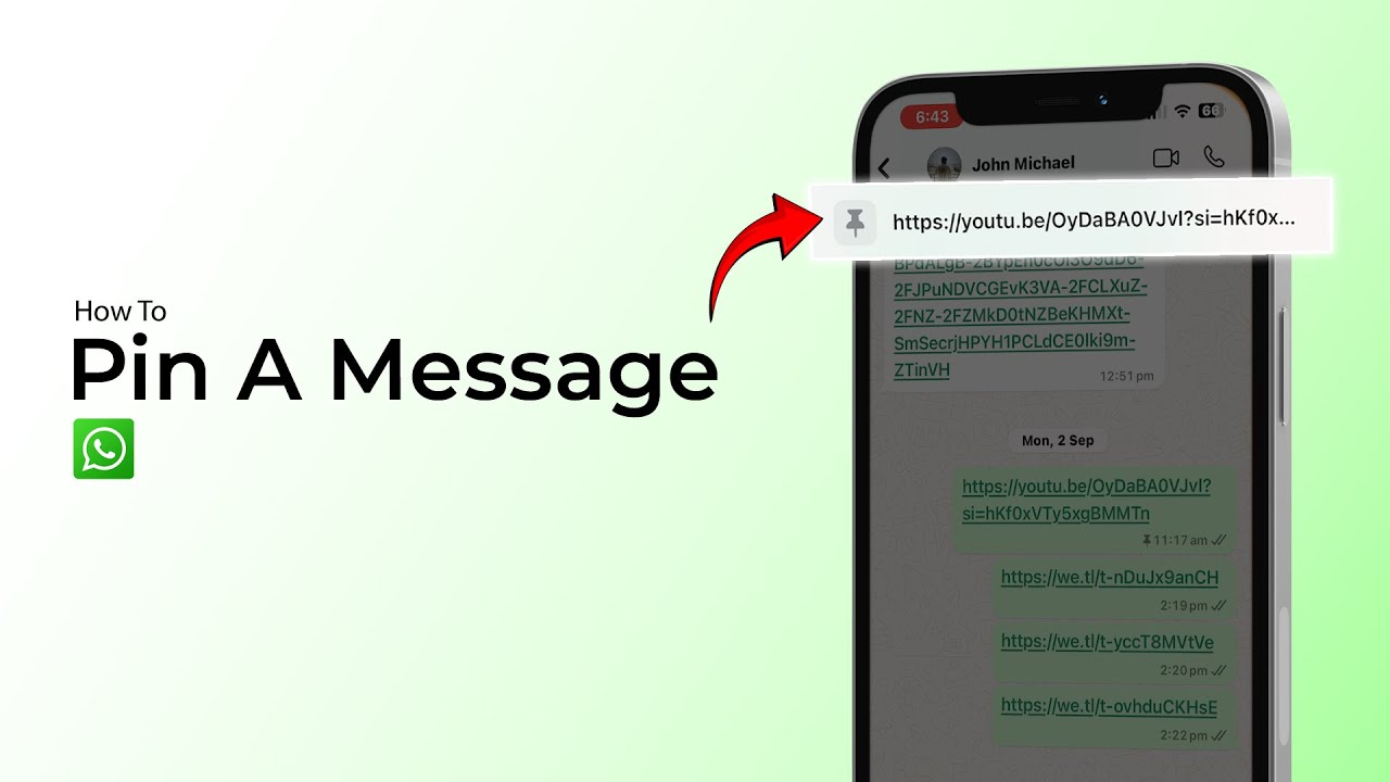 How To Pin A Message In WhatsApp? - YouTube