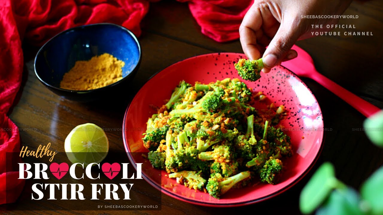 Healthy Broccoli Recipe in 10 minutes | Indian Style Broccoli Stir Fry ...