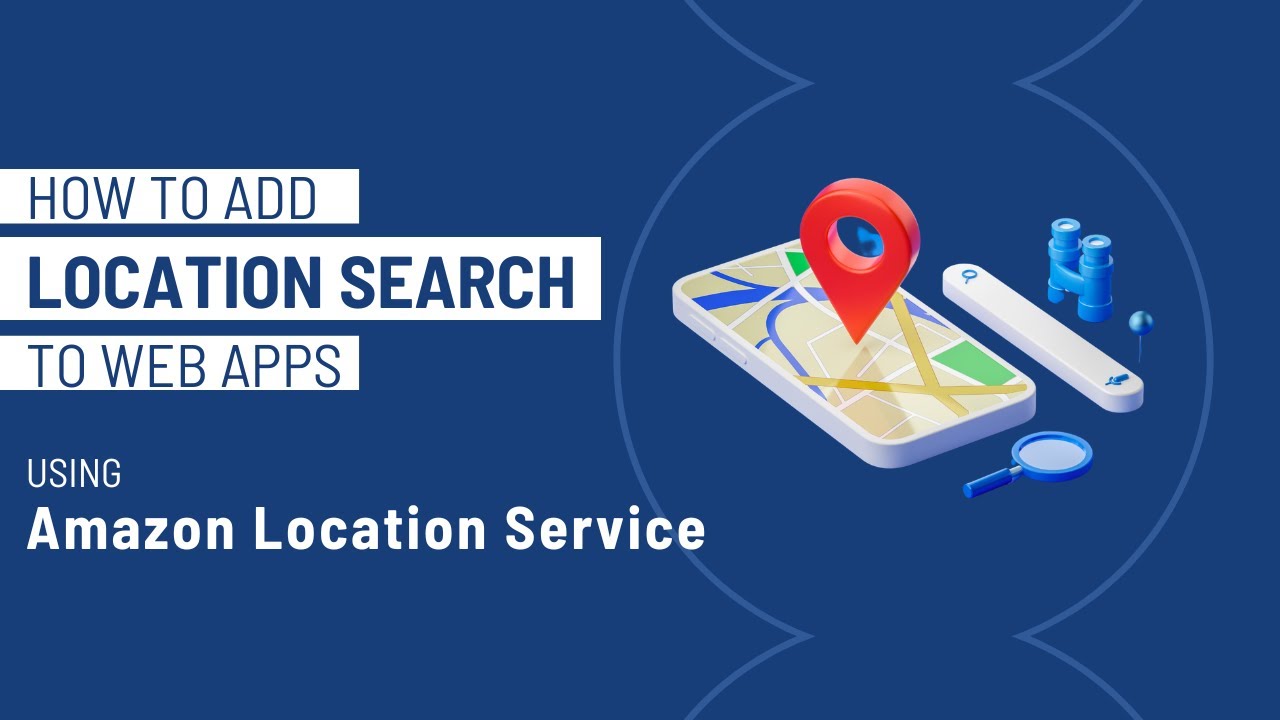 How to add a location search widget to your web app using Amazon Location Service - YouTube