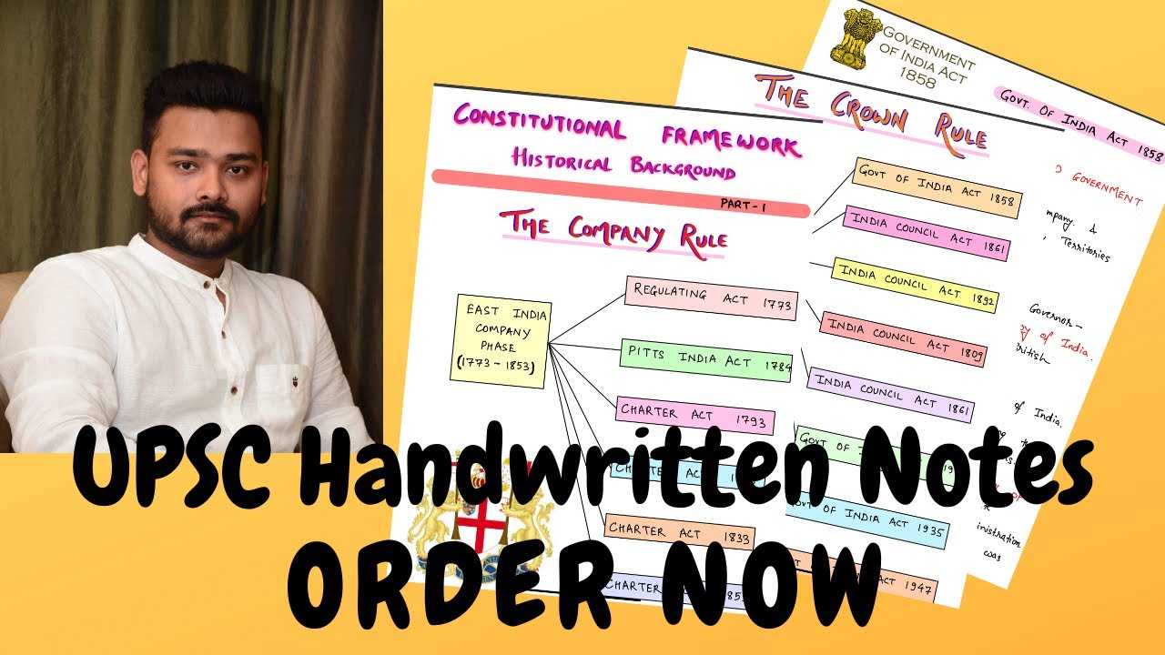 UPSC Notes Making | IAS Notes in English | UPSC Handwritten Notes ...