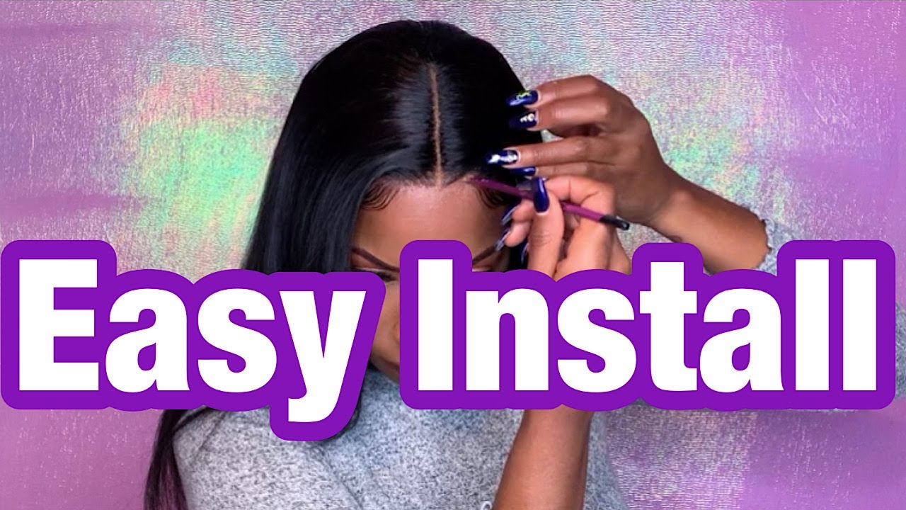 Very Detailed 4x4 Closure Wig Install | The Best Straight Wig ...