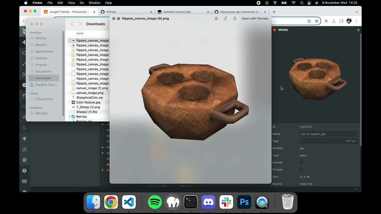 PlayCanvas get object thumbnails - YouTube