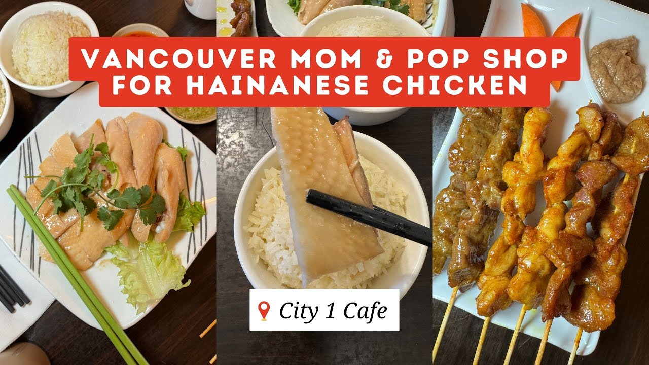 City 1 Cafe in Vancouver is known for their Hainanese Chicken made from ...