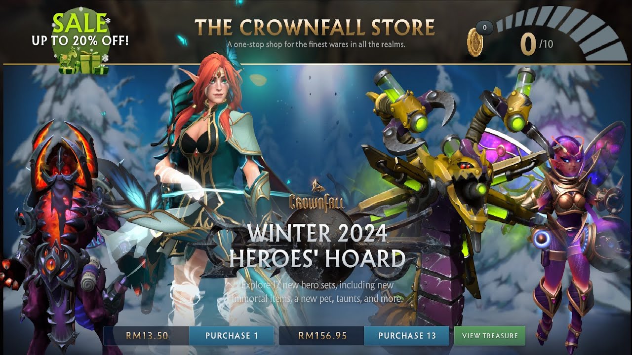 Dota 2 Winter 2024 Heroes' Hoard Treasure Opening ! - YouTube