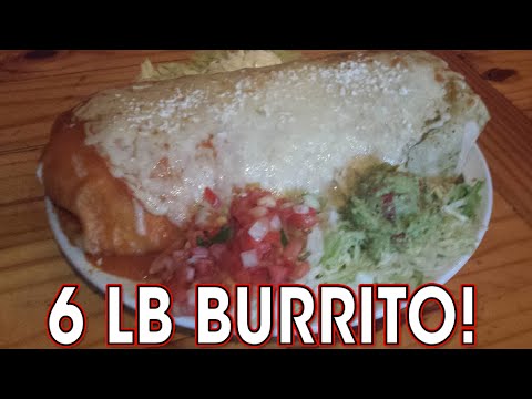 Arizona's BIGGEST Mexican Burrito Challenge! - YouTube