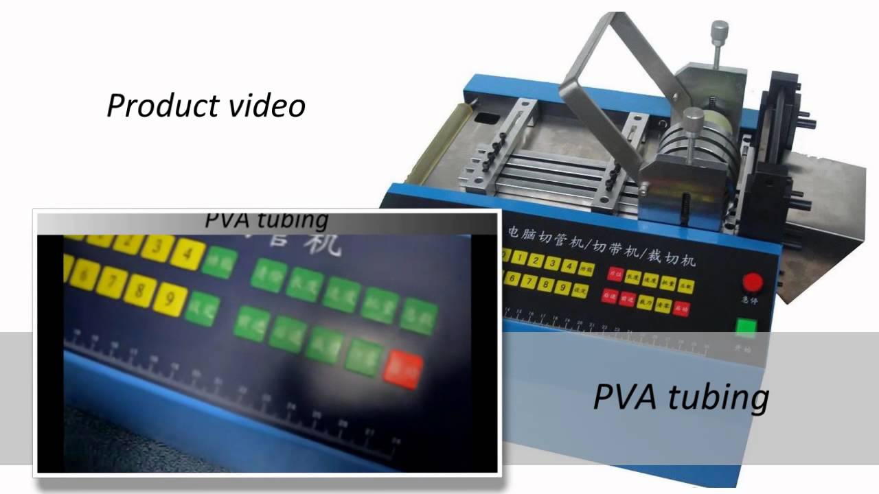 Automatic computer-controlled cutter YS-100 - YouTube