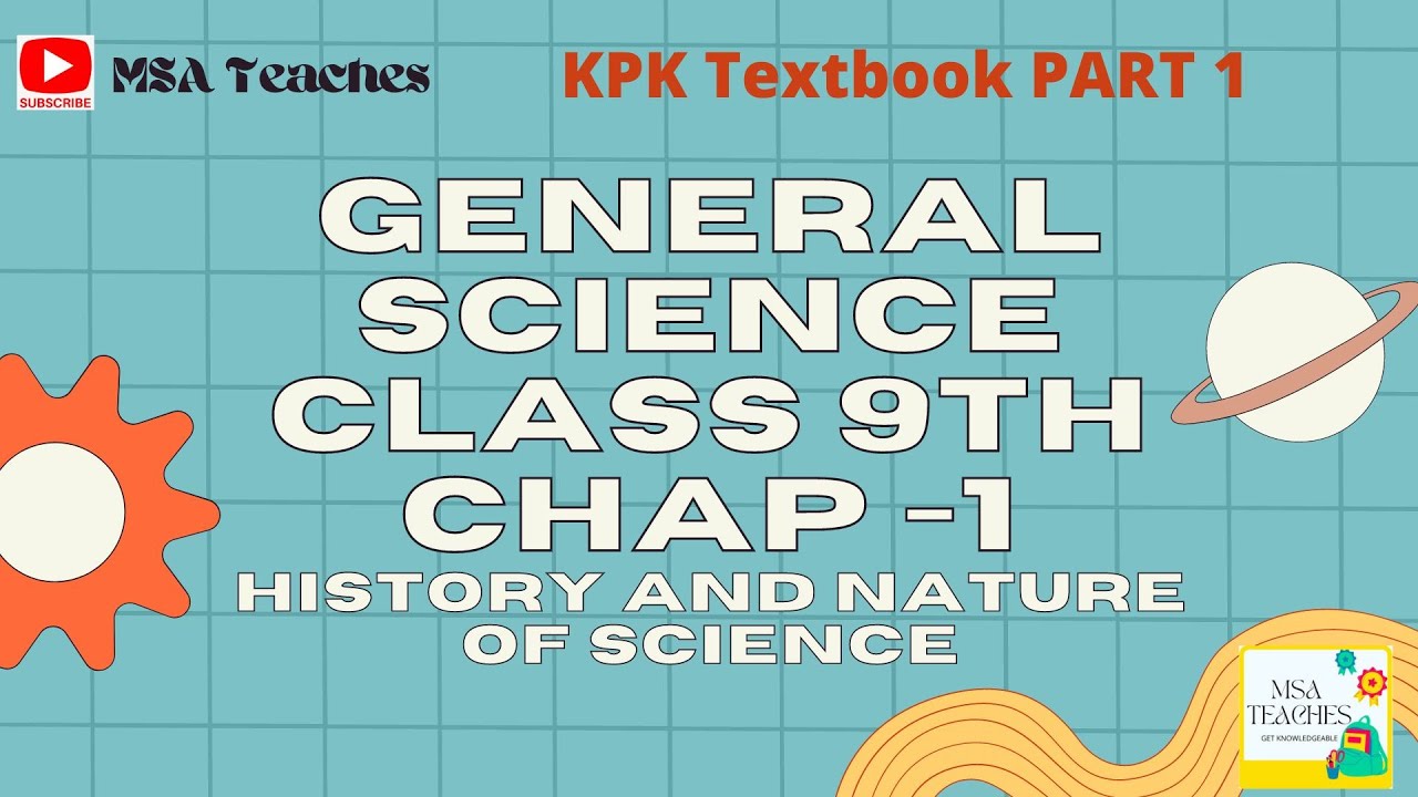 General science class 9th kpk textbook chap 1 ( part 1) for SST CT DM ...