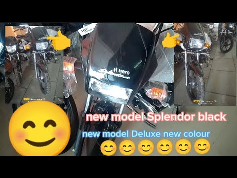 my next Vlog (new model Splendor z black new model Deluxe new colour ...