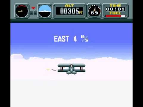 Pilotwings (SNES) Lesson 5 - Light Plane - YouTube