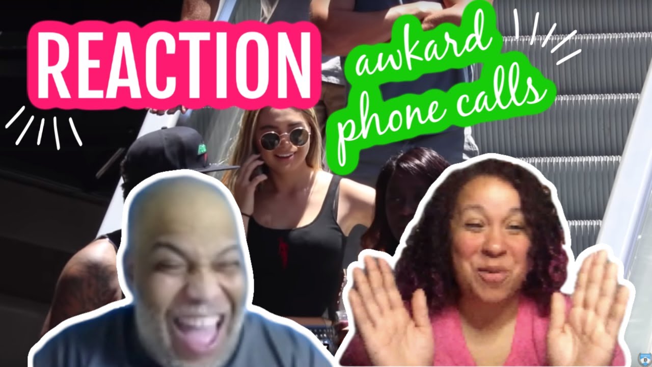 AWKWARD PHONE CALLS REACTION: Daily Dropout Funny Escalator Phone Calls ...
