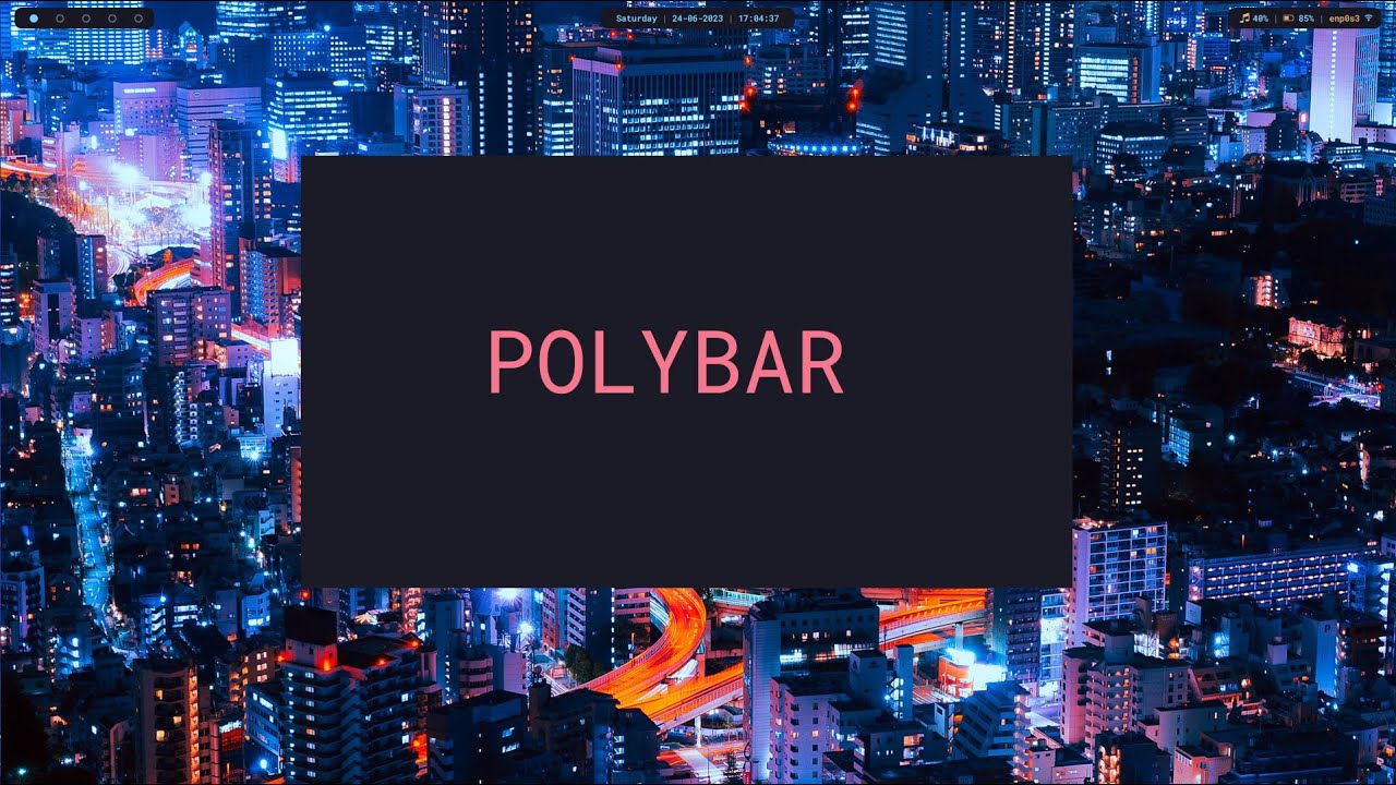 Polybar - Tutorial - YouTube