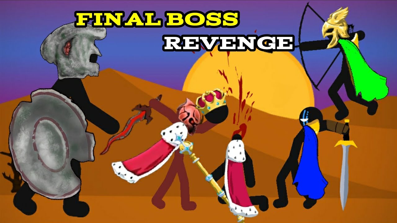 Final Boss Revenge | Stone Giant, King final boss, Xiphos,Kytchu, Stick ...