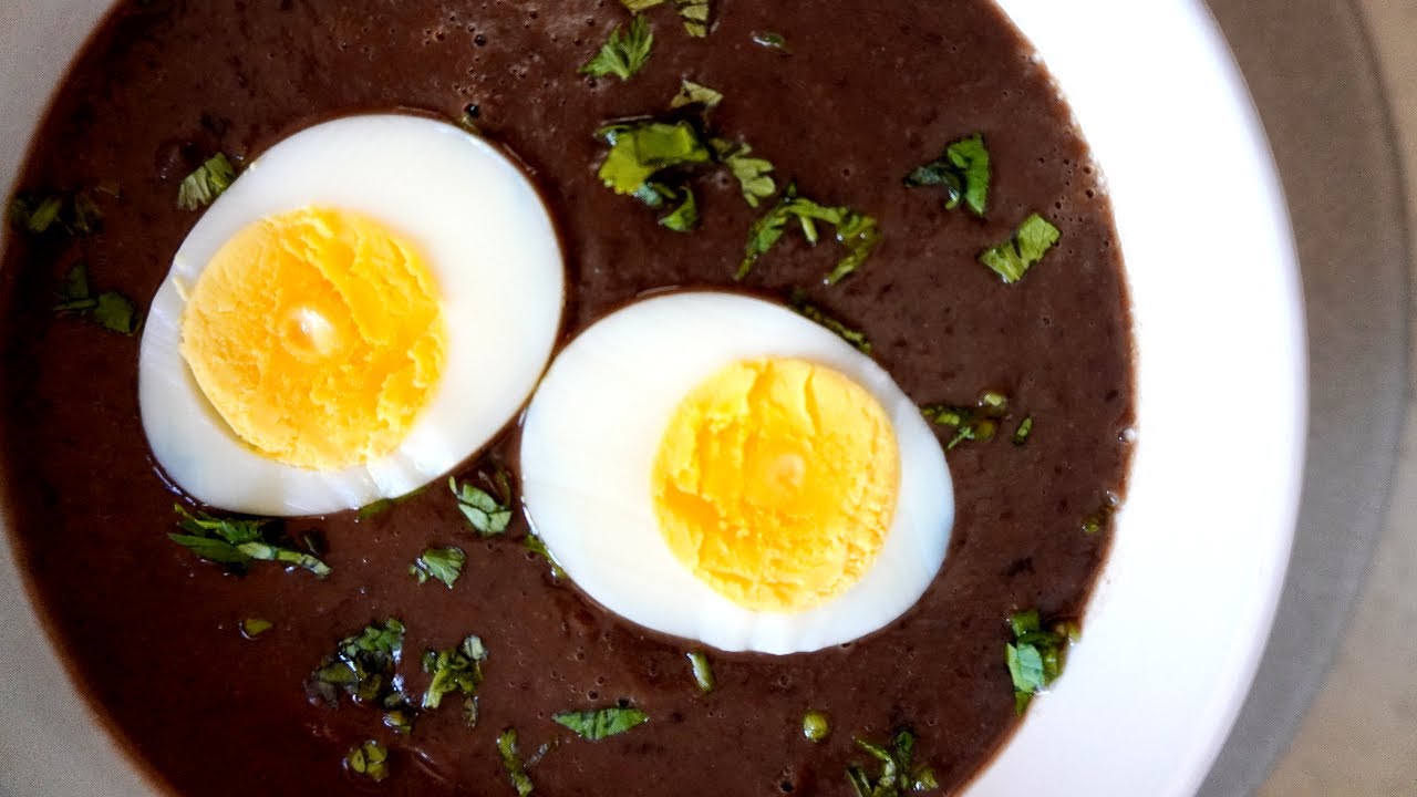 SOPA NEGRA COSTARRICENSE / DELICIOSA RECETA - YouTube