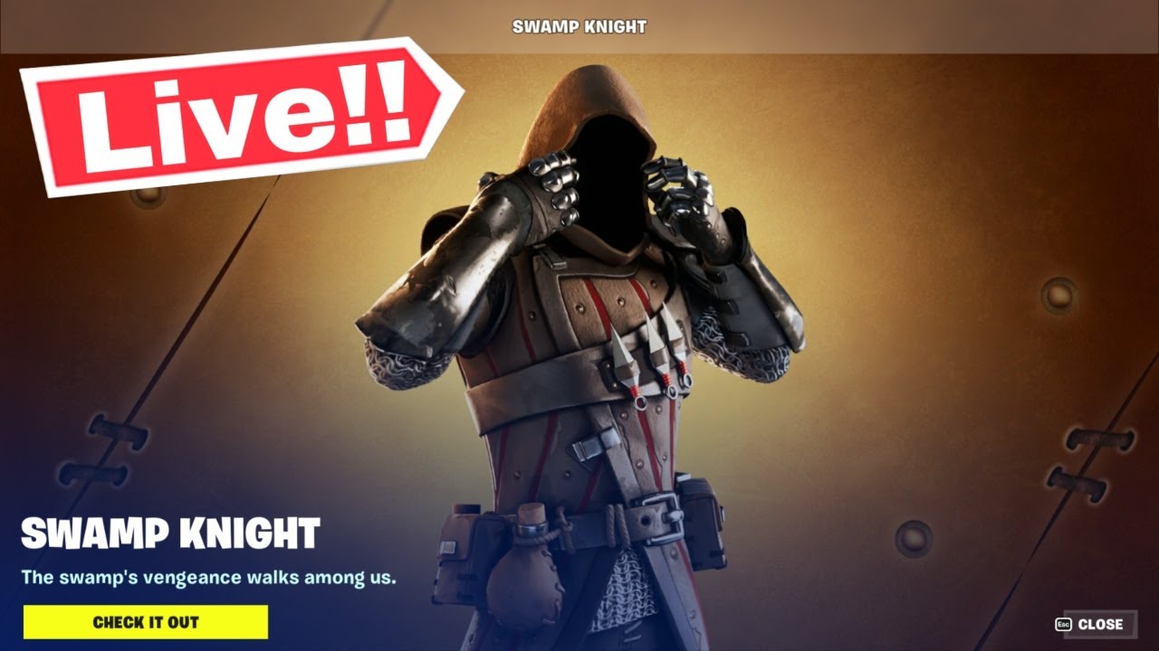 🔴 SWAMP KNIGHT FORTNITE ITEM SHOP Today LIVE! (Fortnite Battle Royale ...