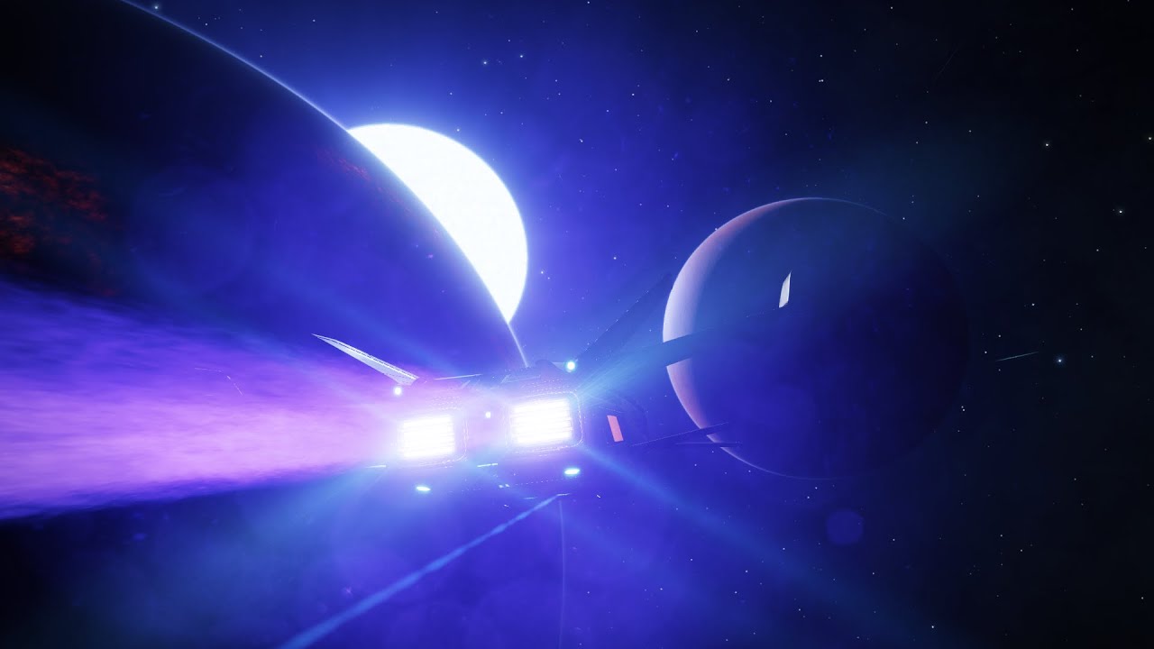 Elite Dangerous: Vanguard challenge with a Beluga liner - YouTube