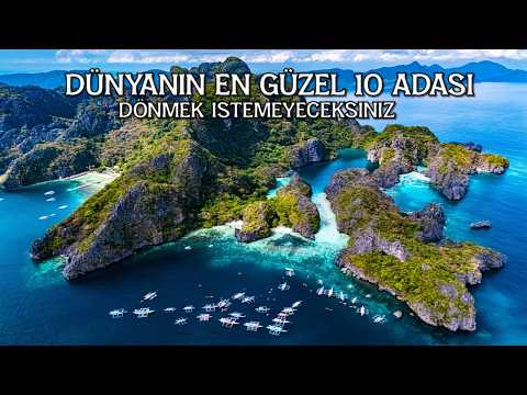 Dünyanın En Güzel 10 Ada Tatil Destinasyonu | 4K Sinematik Drone Görüntüleri