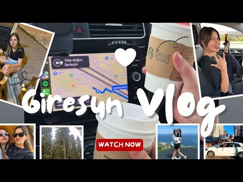 Karadeniz Yolu 11 Saatlik Kız Kıza Macera! İstanbul’dan Giresun’a Yol Vlog 🚗✨ 