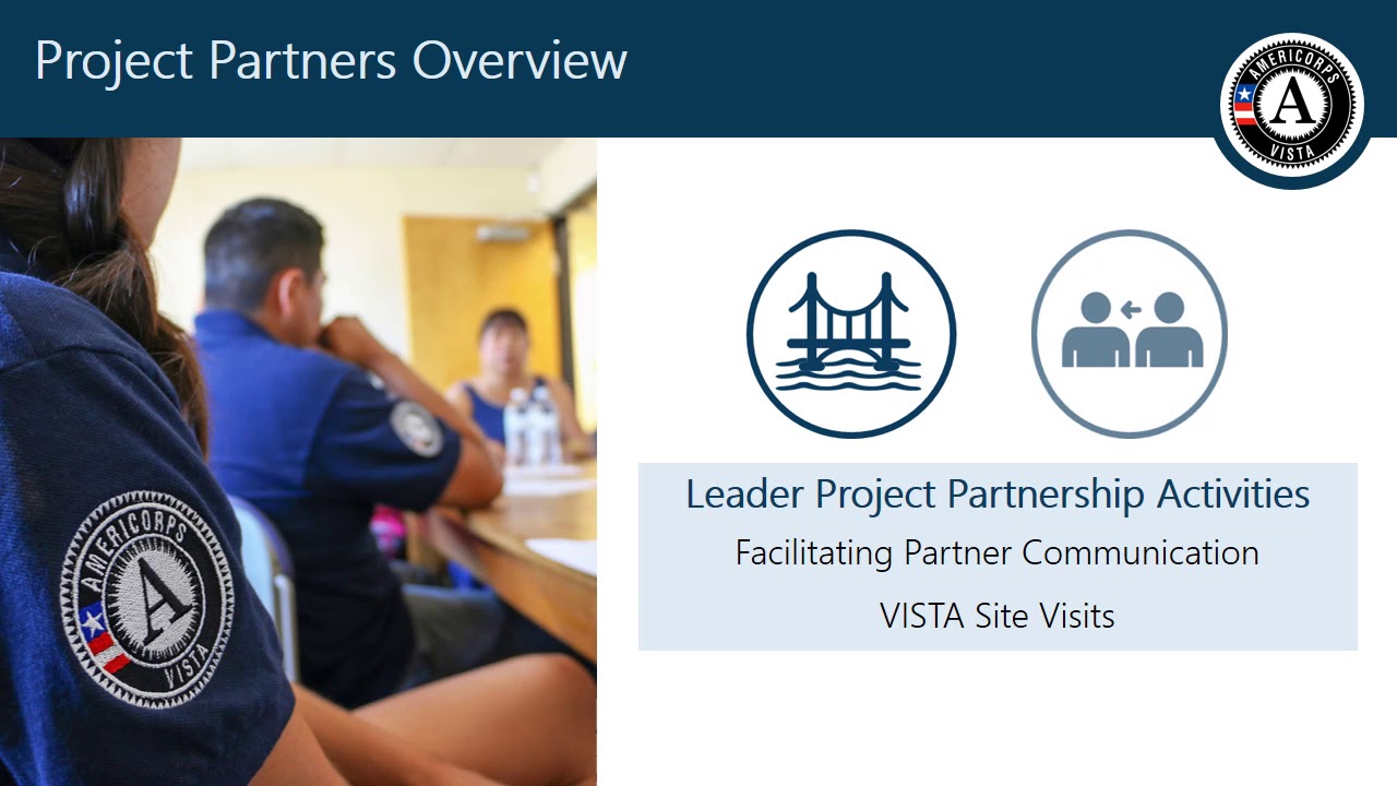 VISTA Leader Orientation Module 2.3: Resources, Partnerships ...