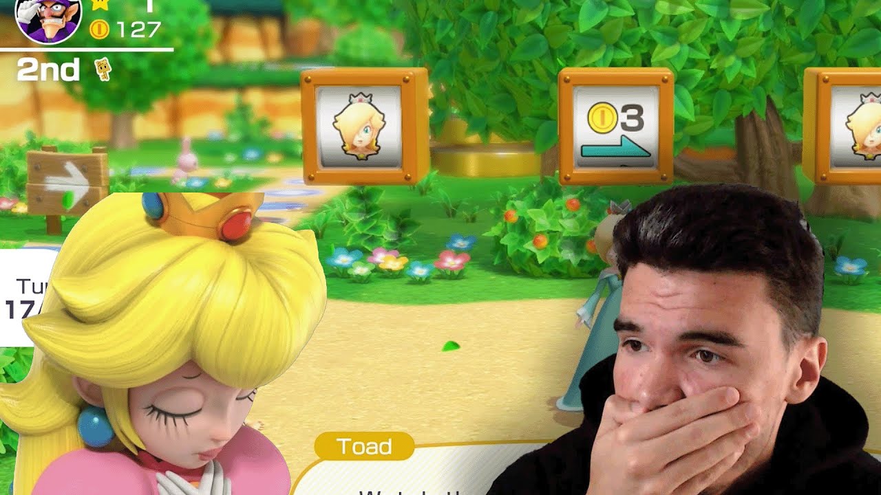 Ive never seen someone get so unlucky (Mario Party Superstars) - YouTube