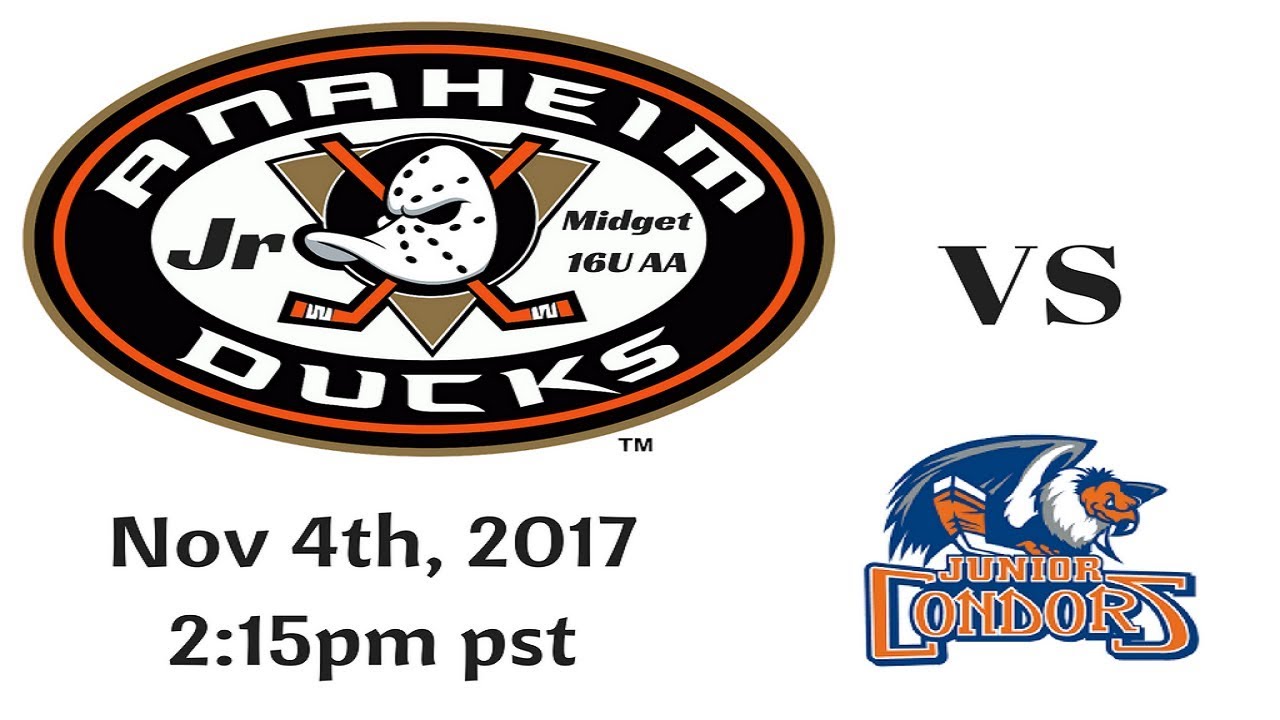 Jr Ducks vs Jr Condors 11 4 17 - YouTube