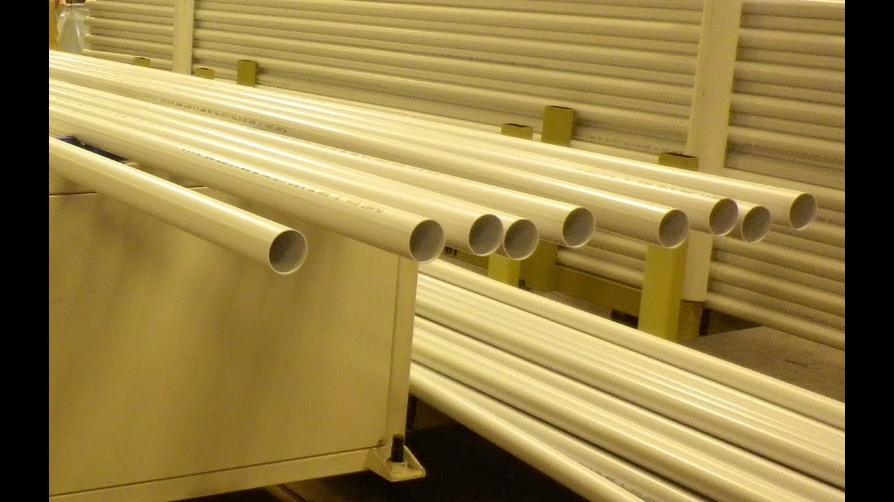 four-bell 65 for double PVC pipe extrusion - YouTube