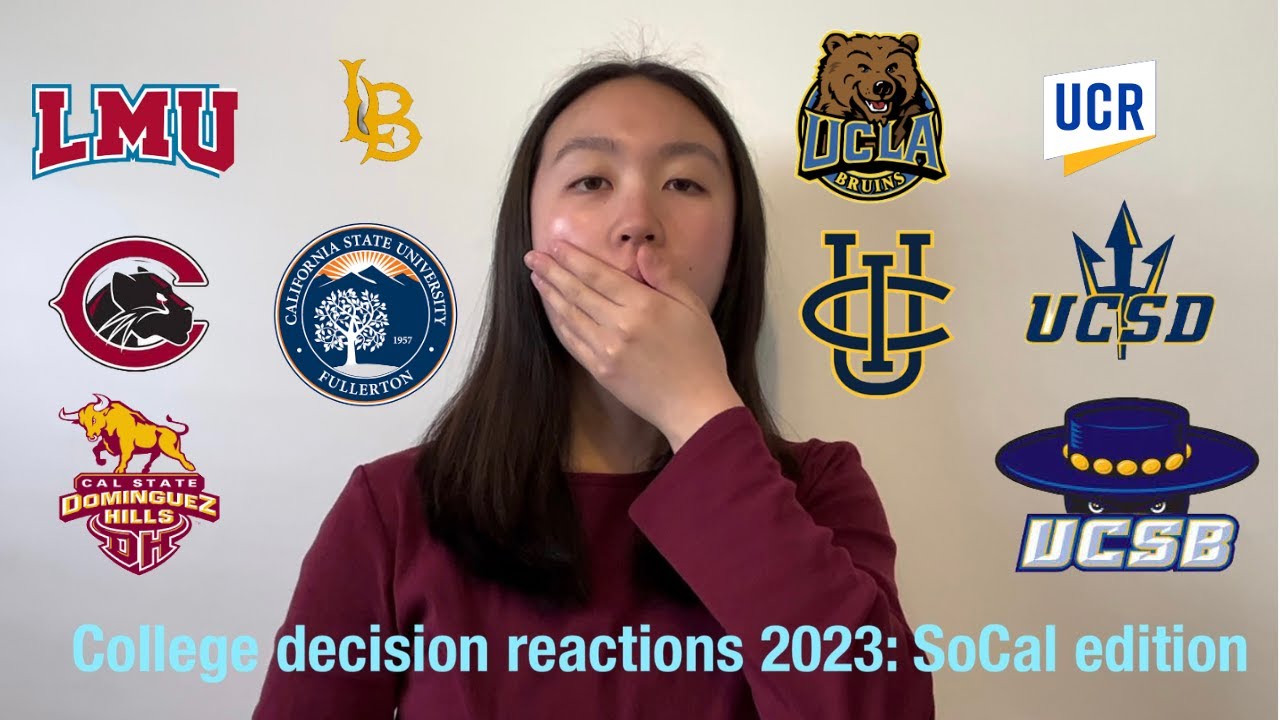 COLLEGE DECISION REACTIONS 2023 (SoCal Edition) - YouTube