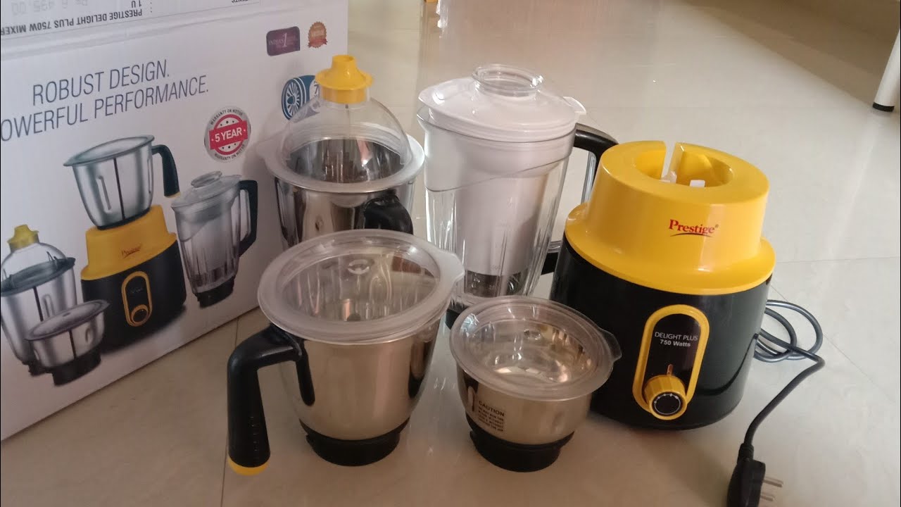 Introducing New Juicer Mixer Grinder || prestige mixy review in Telugu ...